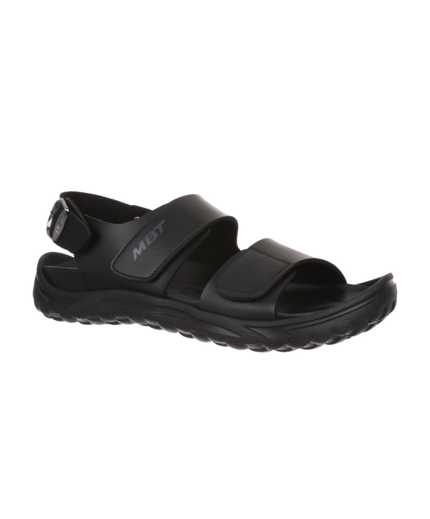 MBT Nagano Black/Black Mens Recovery Sandals – Bstore