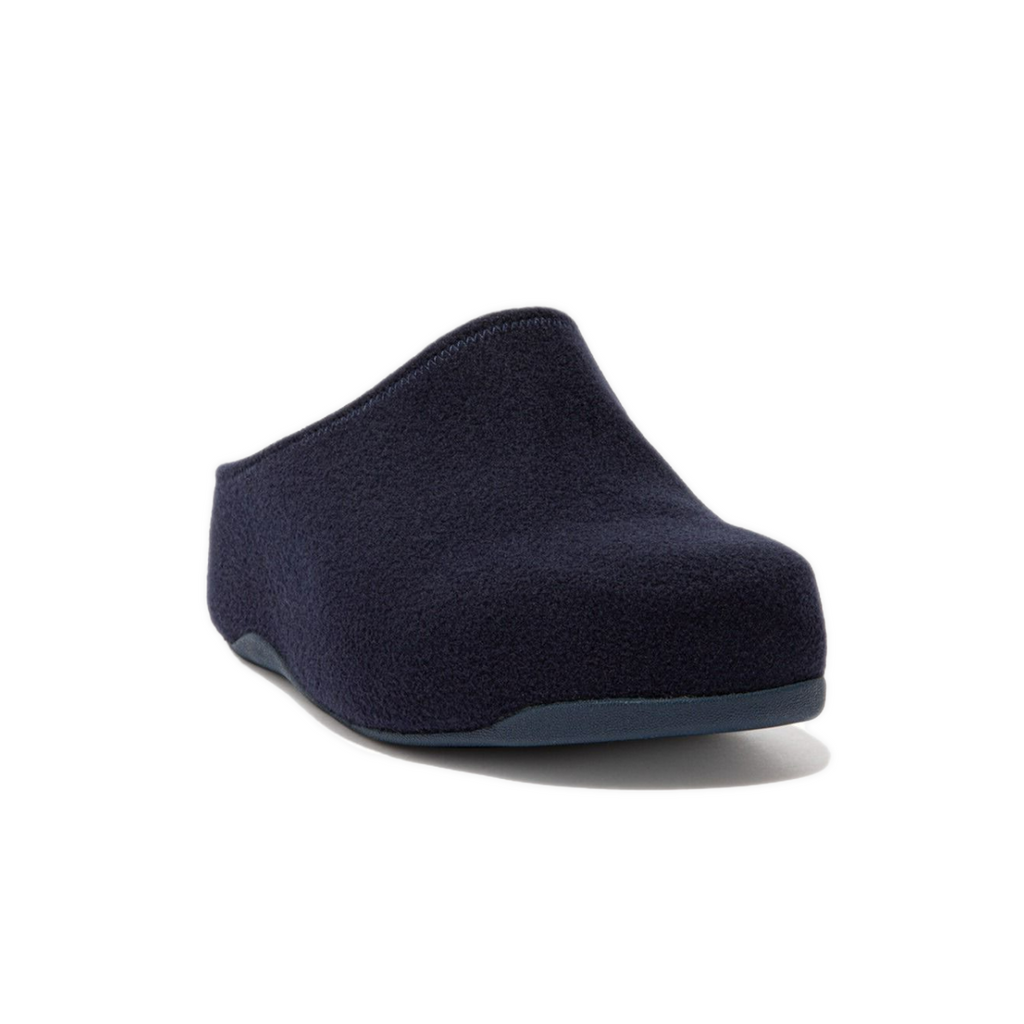 FitFlop Shuv Felt Clog Navy | Free Shipping – Bstore
