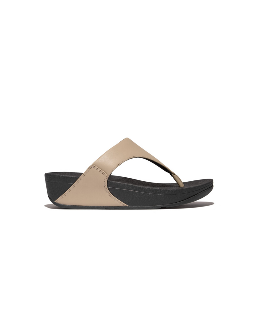 Fitflop Lulu Leather Toe Post Latte Beige – Bstore