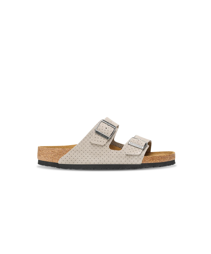 Birkenstock Arizona Embossed Suede Leather Stone Coin Sandals – Bstore