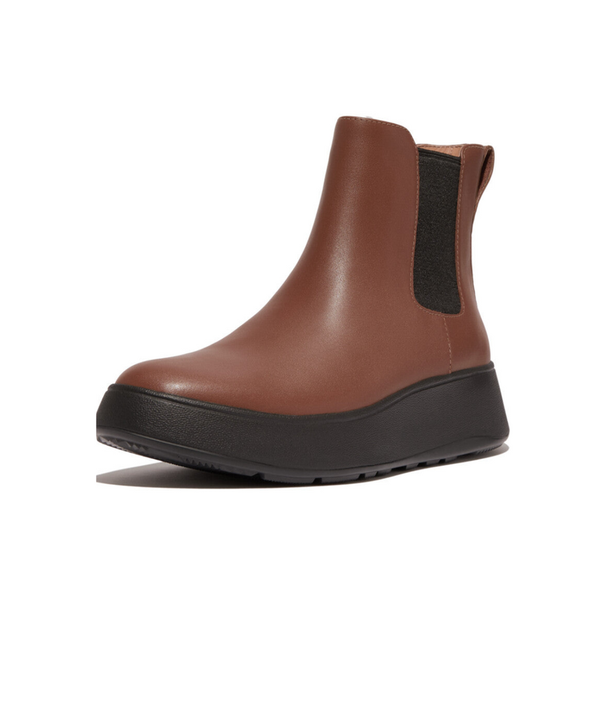 Fitflop F-Mode Flatform Chelsea Boots Rich Brown – Bstore