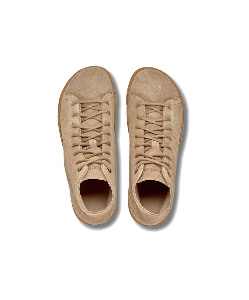 Birkenstock Bend Mid Decon Suede Leather Grey Taupe Boots – Bstore