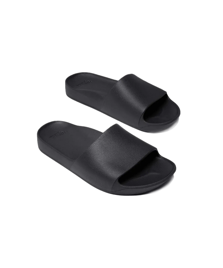 Archies Arch Support Black Slides – Bstore