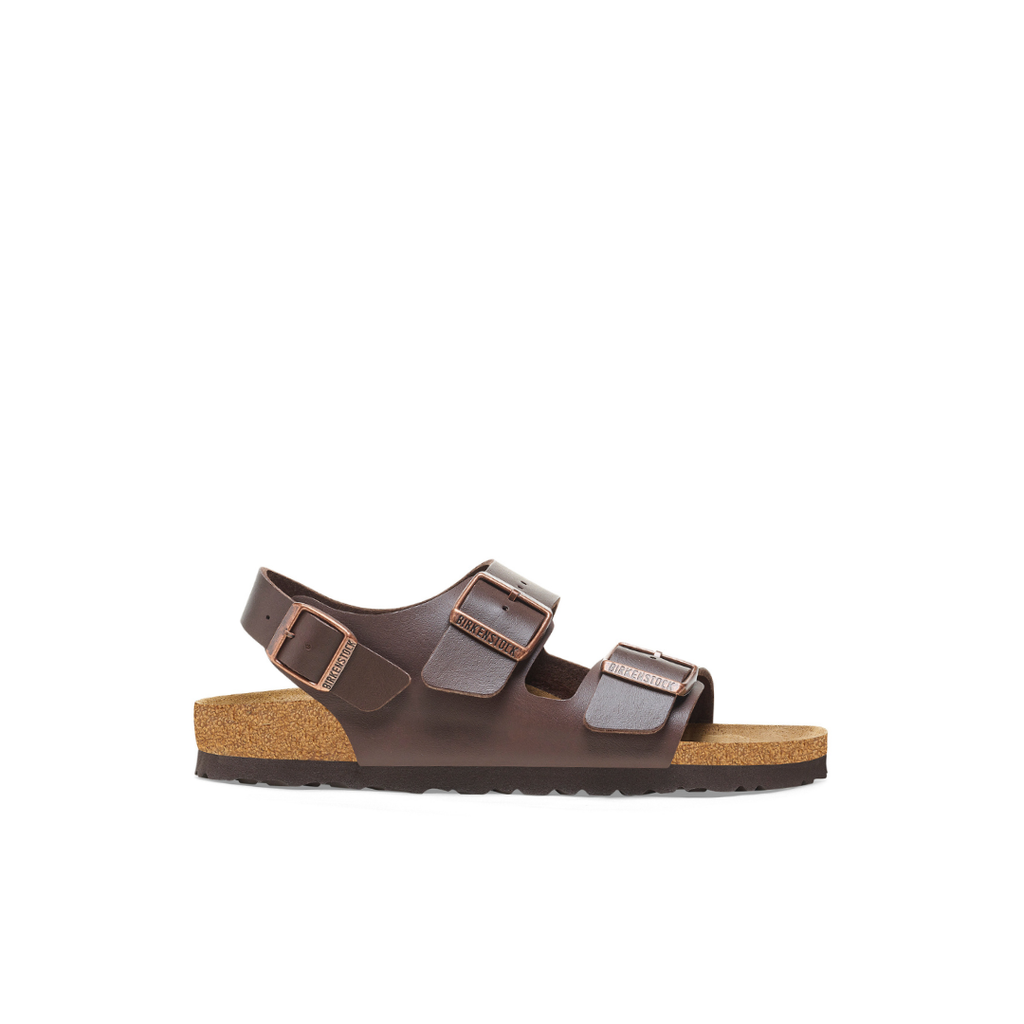 Birkenstock Milano Birko-Flor Dark Brown Sandals – Bstore