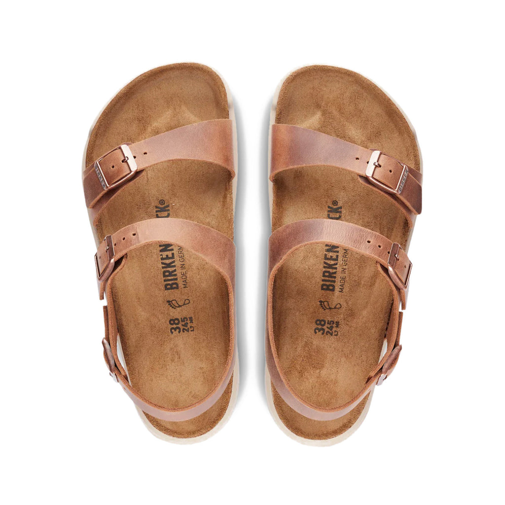 Birkenstock Sonora Cross Town Oiled Leather Ginger Brown Sandals – Bstore