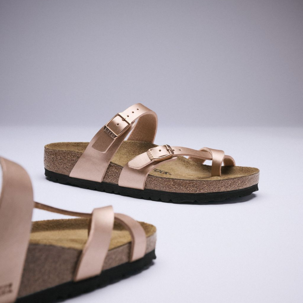 Birkenstock Mayari Birko-Flor Metallic Copper Sandals – Bstore