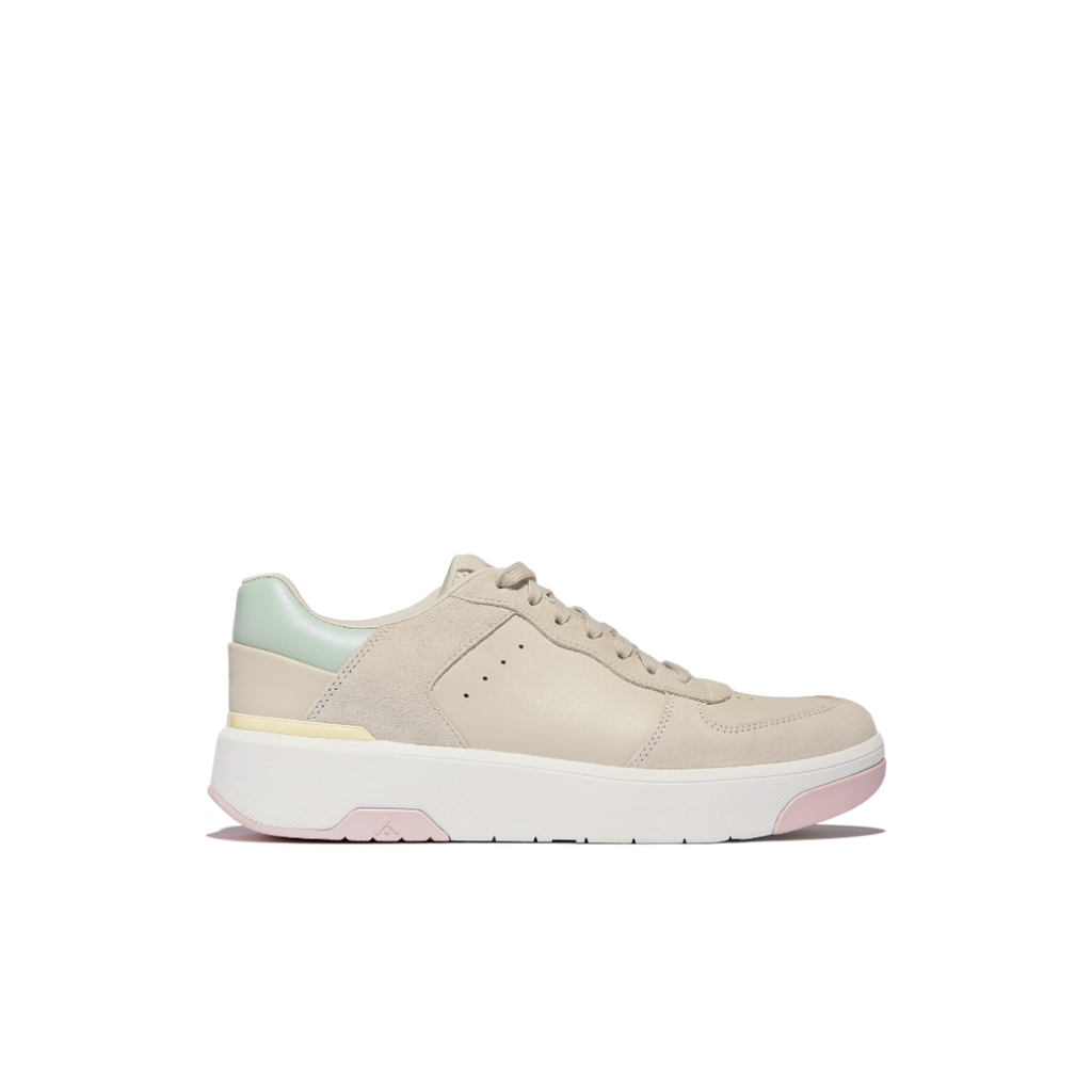 FitFlop Rally Evo Leather Sneaker Beige Multi – Bstore