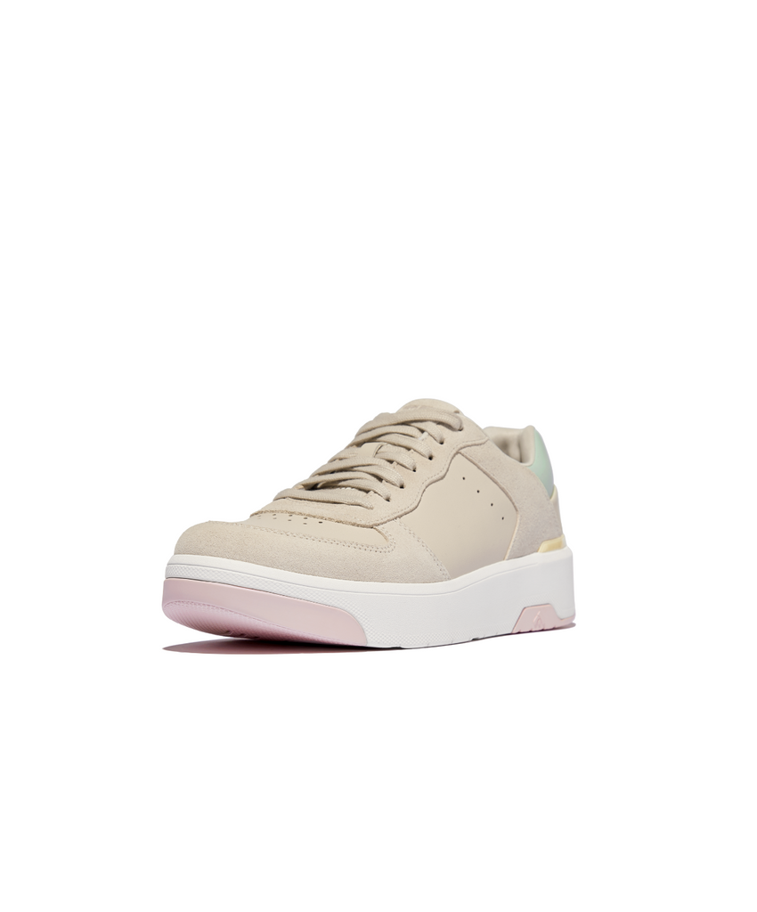 FitFlop Rally Evo Leather Sneaker Beige Multi – Bstore