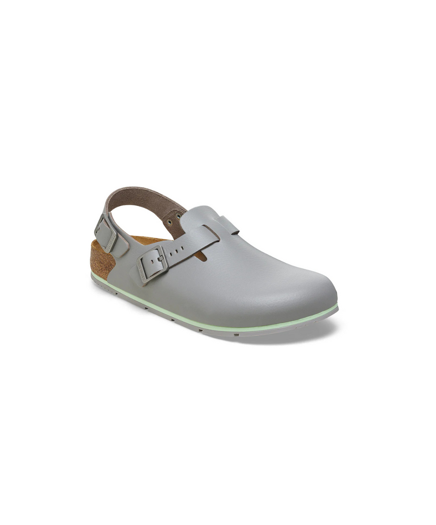 Birkenstock Tokio Pro PU Coated/Leather (Gun metal) Grey Clogs – Bstore