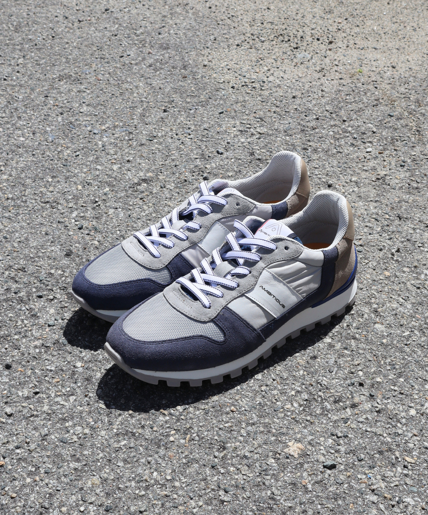 Ambitious Ken Runner Mens Sneaker Navy Grey – Bstore