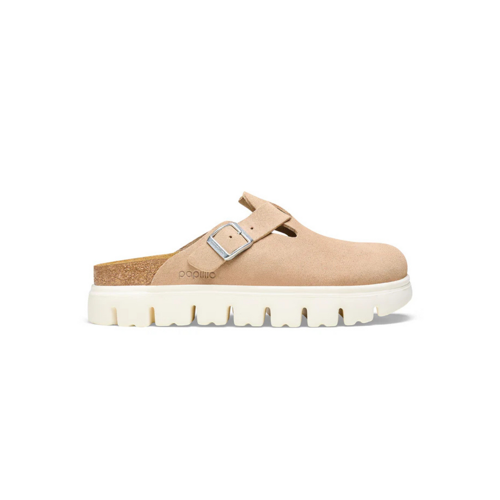 Papillio Boston Chunky Suede Leather Warm Sand Clogs – Bstore